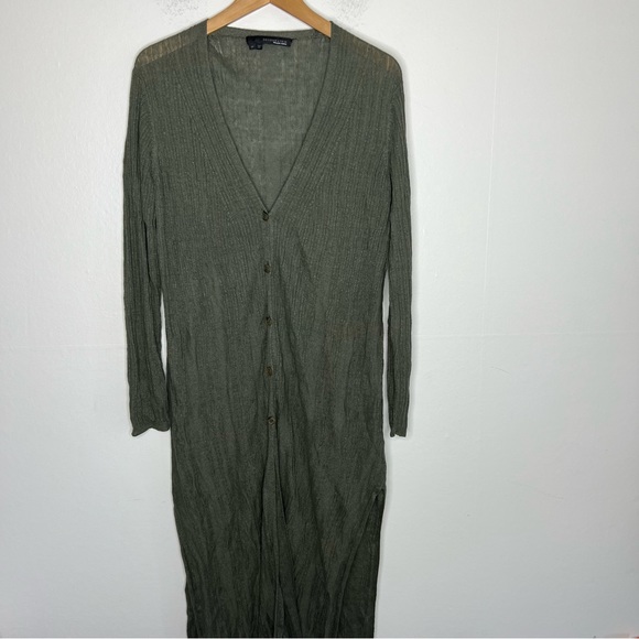 360 Sweater | Sweaters | 36 Sweater Italian Yarn Linen Duster Long ...